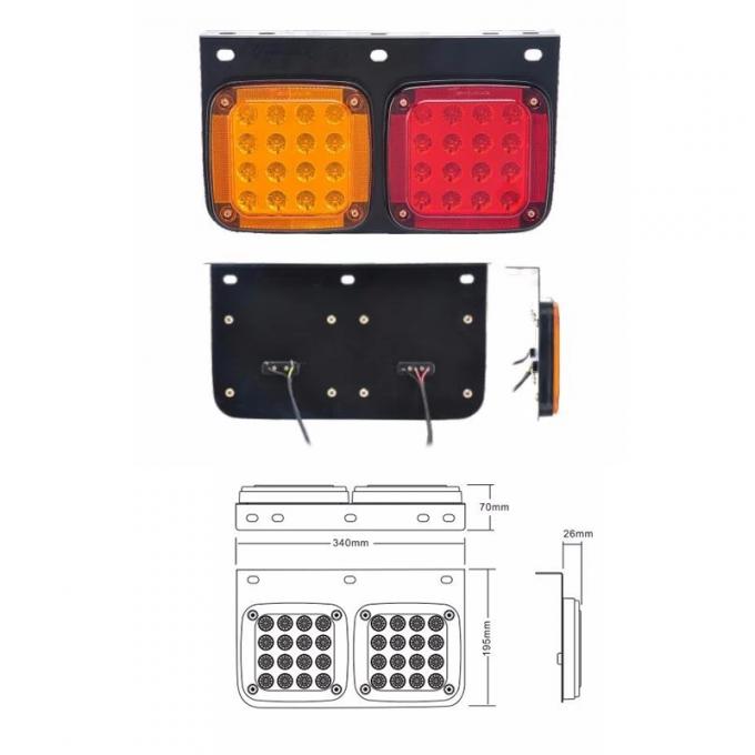 Nissan UD Japanese Truck Parts 32pcs Leds Commercial Truck Led Tail Lights